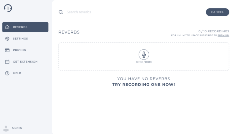 FAQ | Reverb Record